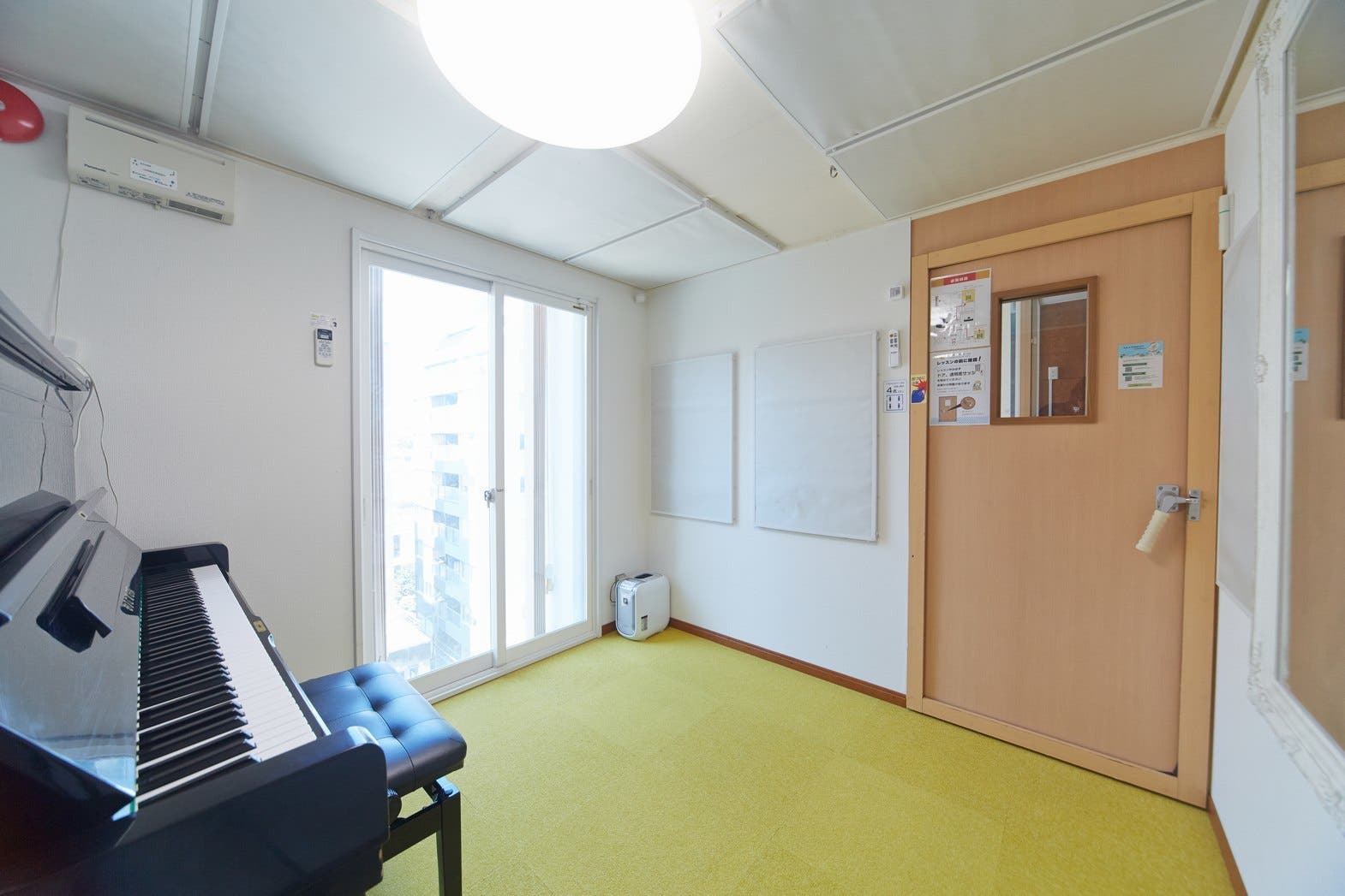【個人／法人／教室開催OK】《１フロア貸切：防音室３部屋》各部屋ピアノ有《24時間利用可／要予約》：A＋B＋C（プチルーム）の写真6