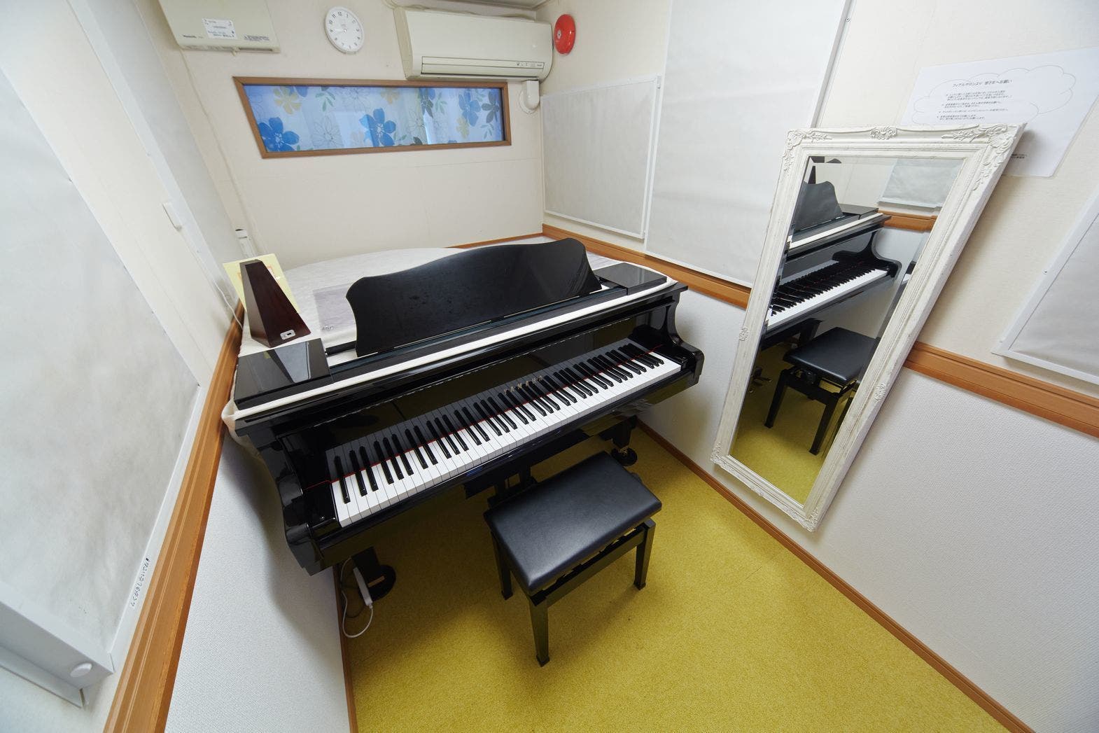 【個人／法人／教室開催OK】《１フロア貸切：防音室３部屋》各部屋ピアノ有《24時間利用可／要予約》：A＋B＋C（プチルーム）の写真10