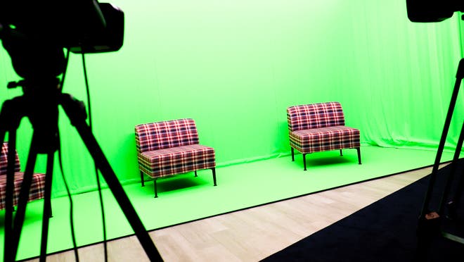 駅徒歩1分!配信や番組収録、インタビュー動画や対談撮影など様々な用途でご利用いただけます!グリーンバック合成も可能!の写真13