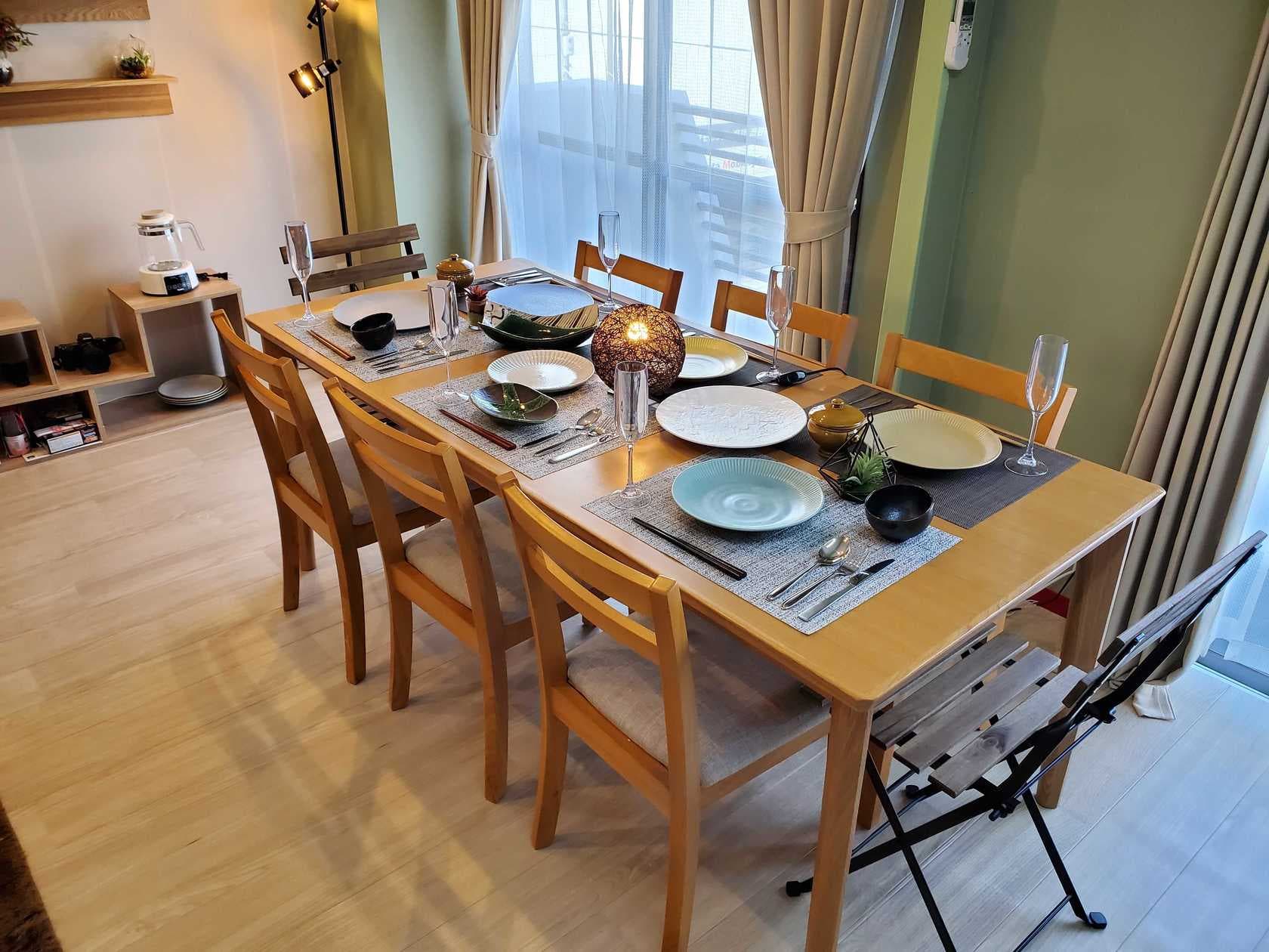 深夜利用可能🌃最大16名👨４K対応55型TV📺キッチン設備完備🔪広々スペース！！の写真5