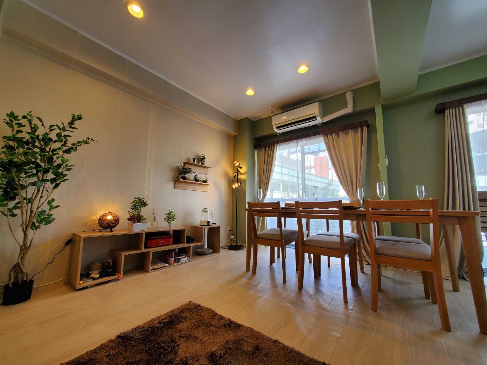 深夜利用可能🌃最大16名👨４K対応55型TV📺キッチン設備完備🔪広々スペース！！の写真9