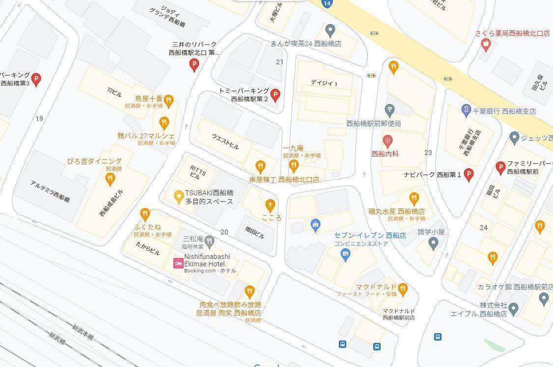 ☆TSUBAKI西船橋☆　西船橋駅徒歩２分　駅近明るく静かな環境　★テレワーク・Web会議・動画撮影最適　施術ベット有りの写真24