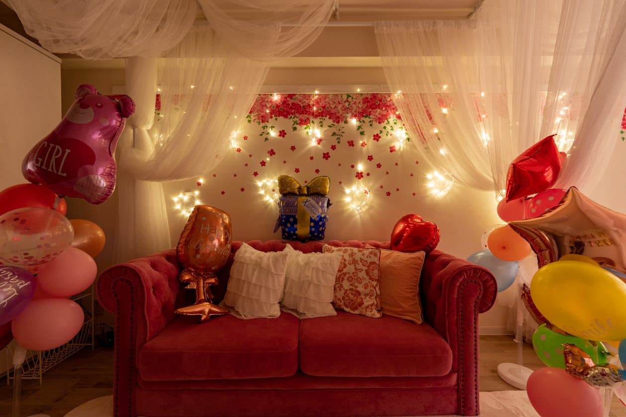 ✨リニューアル記念SALE✨五反田駅3分🎀元SKE🤍設備品無料！大画面で推しを♪推し会・誕生会•女子会•祭壇🎂・撮影24h💕の写真17