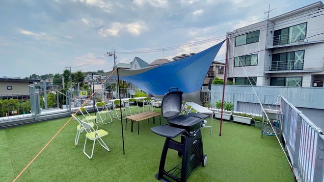 駅徒歩1分の富士山が見える貸切ガーデン!ファミリーやお友達家族と貸切で。BBQグリルオプションあり。の写真1