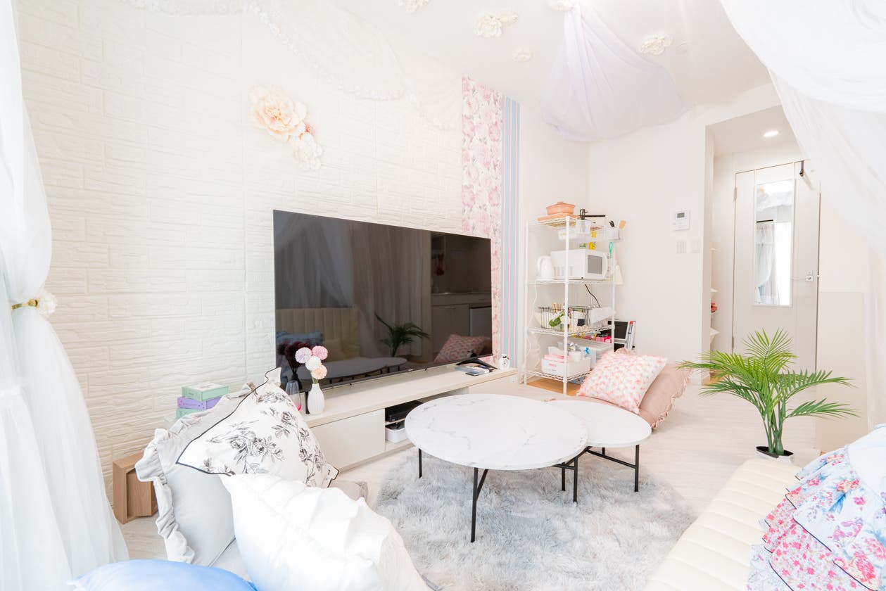 メリクリSALE🎉プリンセス気分✨天蓋✨おしゃれネオン空間✨女子会🍷デート💖撮影📷推し活💖神サイズTV📺セブン１分の写真8