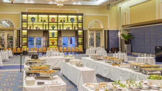 【神戸】ザ ボールルーム高級感溢れるエレガントなデザインに加え、オシャレなインテリアをもつ会場の写真1