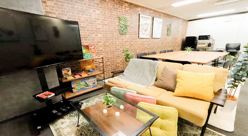 ✨秋葉原1分！20名✨WiFi テレビ 調理パーティーグッズ🎉ゲーム🎮ストリーミング端末完備！ふれあいスペース秋葉原No55