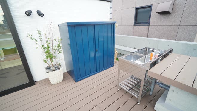 <南森町プライベートパーク>冷暖房完備コンテナ&緑あふれる庭付き✨夏でも快適!会議・セミナー・撮影に最適なプライベート空間の写真15