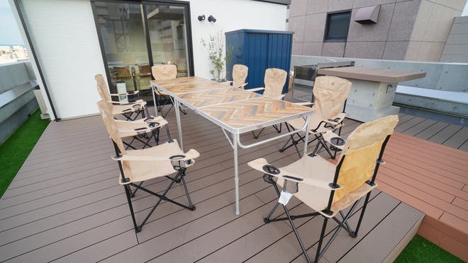 <南森町プライベートパーク>冷暖房完備コンテナ&緑あふれる庭付き✨夏でも快適!会議・セミナー・撮影に最適なプライベート空間の写真6