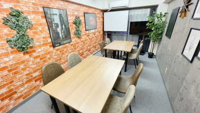 【高田馬場駅1分!16名利用可!】綺麗な室内!WiFi・モニター・ホワイトボード・備品類全て無料!ふれあい貸し会議室 高田馬場Eの写真9