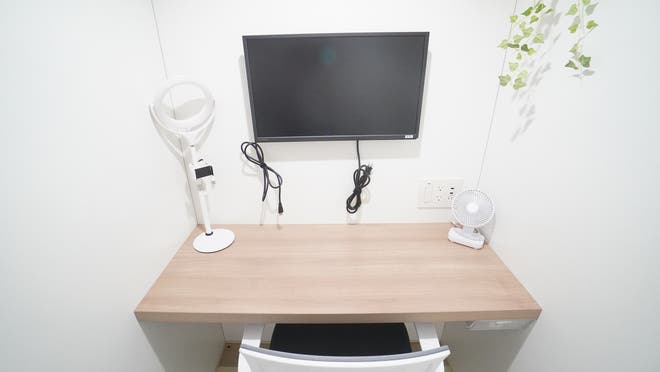 <ミニマルワークスペース高田馬場No.2>戸山口から徒歩2分!完全個室⭐️光回線Wi-Fi📶モニター🖥テレワーク/Web会議の写真3