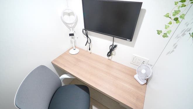 <ミニマルワークスペース高田馬場No.1>戸山口から徒歩2分!完全個室⭐️光回線Wi-Fi📶モニター🖥テレワーク/Web会議の写真5