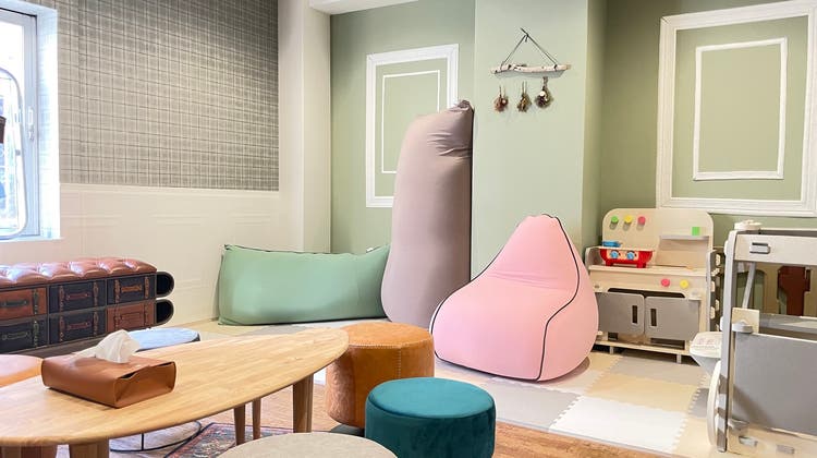 【ママ歓喜🙌完全個室✨】女子会にもおすすめ💓キッズスペースにyogibo~大人も子供も楽しい空間🎵~の写真1
