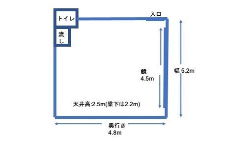 【広々28㎡】【池袋駅/大塚駅】 ダンス/演劇【特大鏡: 幅 約4.5m】ネット高速光回線、レンタルスタジオSunny池袋3号店の写真15