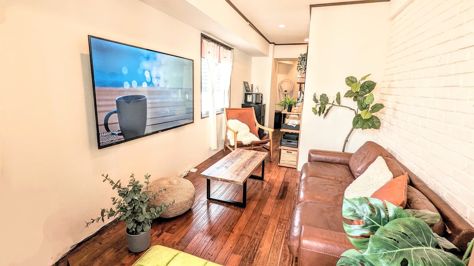 名駅２分《直前割》30%off❗️Netflixが見れるオシャレ部屋✨/デートスポット/無料Coffee bar/65📺💿撮影の写真5