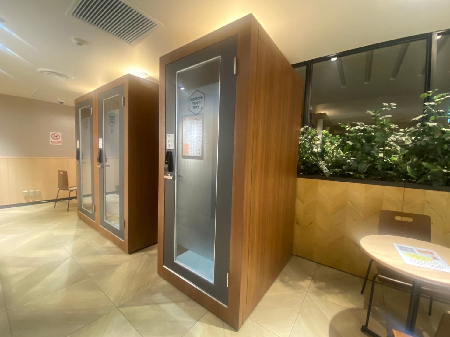 ＜RemoteworkBOX セントラルパーク店【No.1】＞完全個室⭐️Wi-Fi無料！/ 2時間以上の利用でお得！の写真3