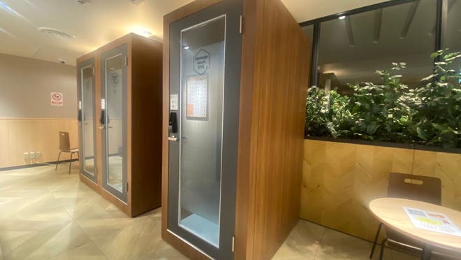 <RemoteworkBOX セントラルパーク店【No.2】>完全個室⭐️Wi-Fi無料!/ 2時間以上の利用でお得!の写真3