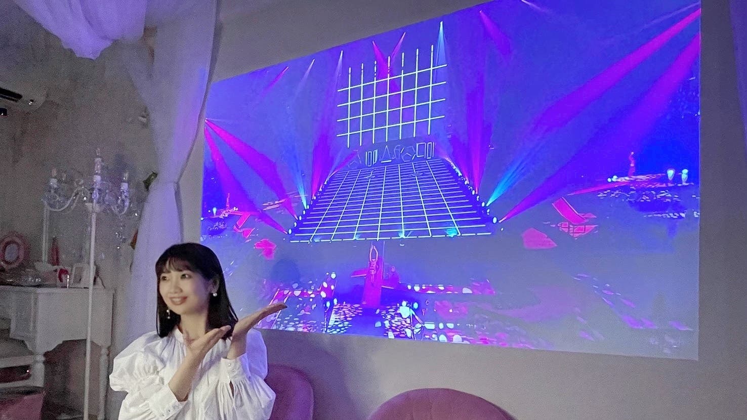 ✨リニューアル記念SALE✨五反田駅3分🎀元SKE🤍設備品無料！大画面で推しを♪推し会・誕生会•女子会•祭壇🎂・撮影24h💕の写真10