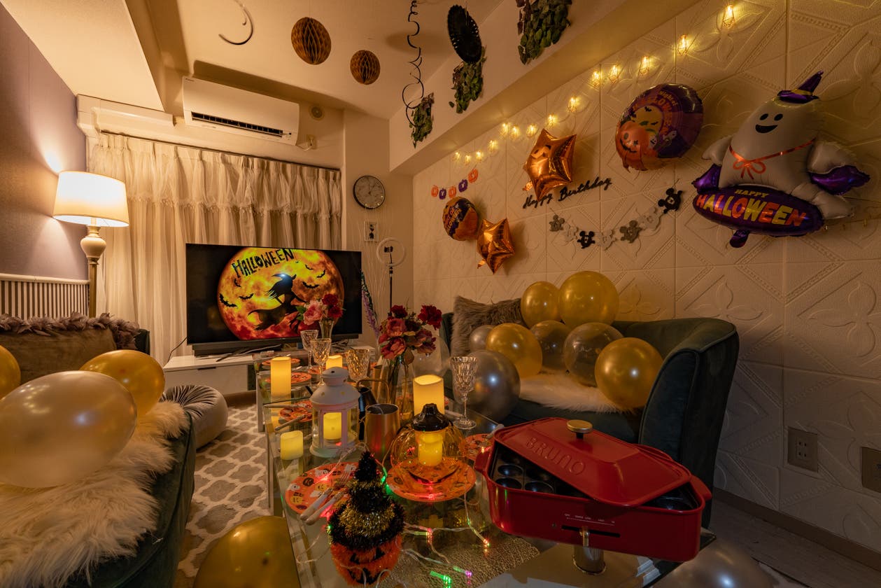 推し活最適オシャレなネオン空間🎈100インチプロジェクター📺駅2分✨🎉撮影📷デート🍷動画視聴✨の写真27