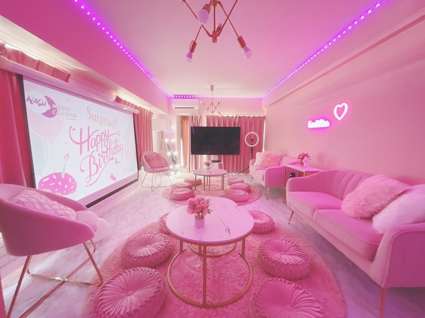 🎄クリスマス＆忘年会シーズン到来🎀人気No.1✨新大久保駅徒歩5分！ゴミ捨て場&24H可⏰&100インチスクリーン [46]の写真4