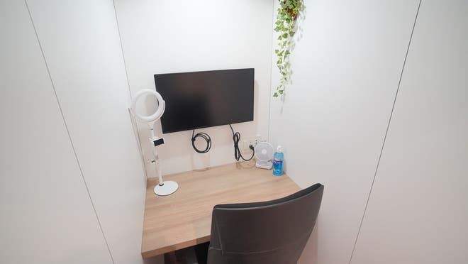 <ODAKYU RENTAL SPACE 栗平No.2>改札横🚃完全個室🚪Wi-Fi📶モニター🖥テレワーク/Web会議/Zoomの写真4