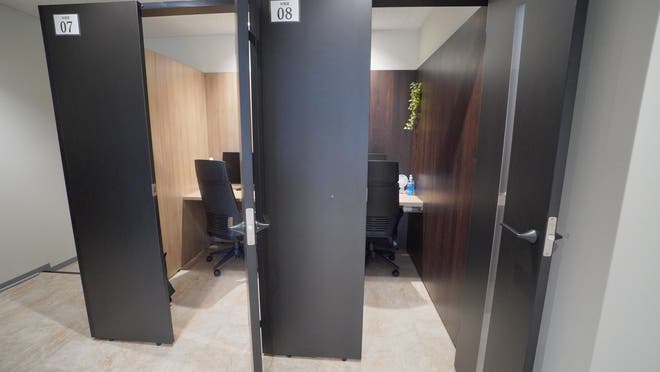 <ODAKYU RENTAL SPACE 栗平No.7>改札横🚃半個室🚪Wi-Fi📶モニター🖥テレワーク/勉強/作業場所の写真2