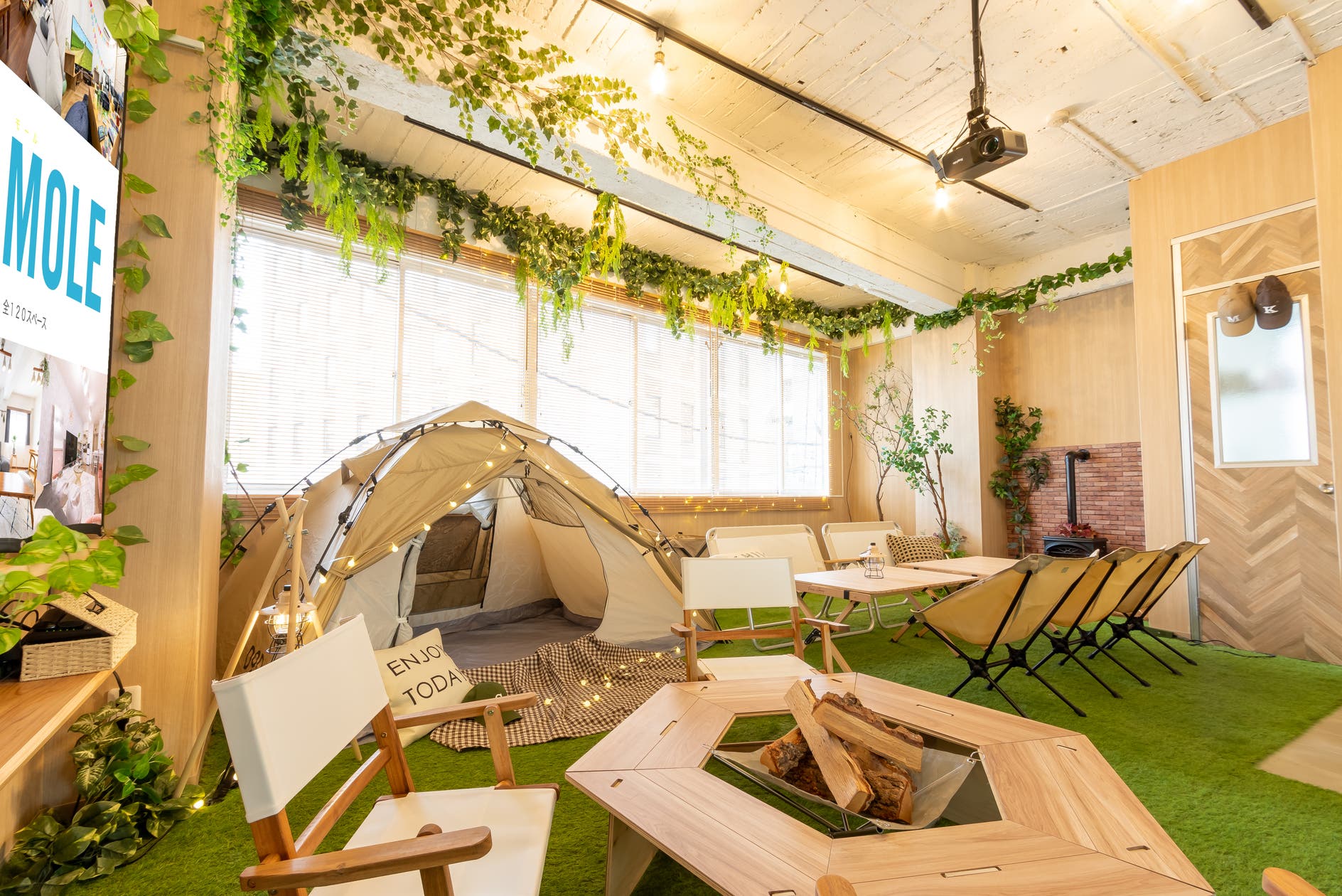 スペモ⛺クリスマス🎄歓送迎会🎊キャンプ🌴パーティー✨プロジェクター🎥330_KIMAGURE-Camp大阪難波2ndの写真6