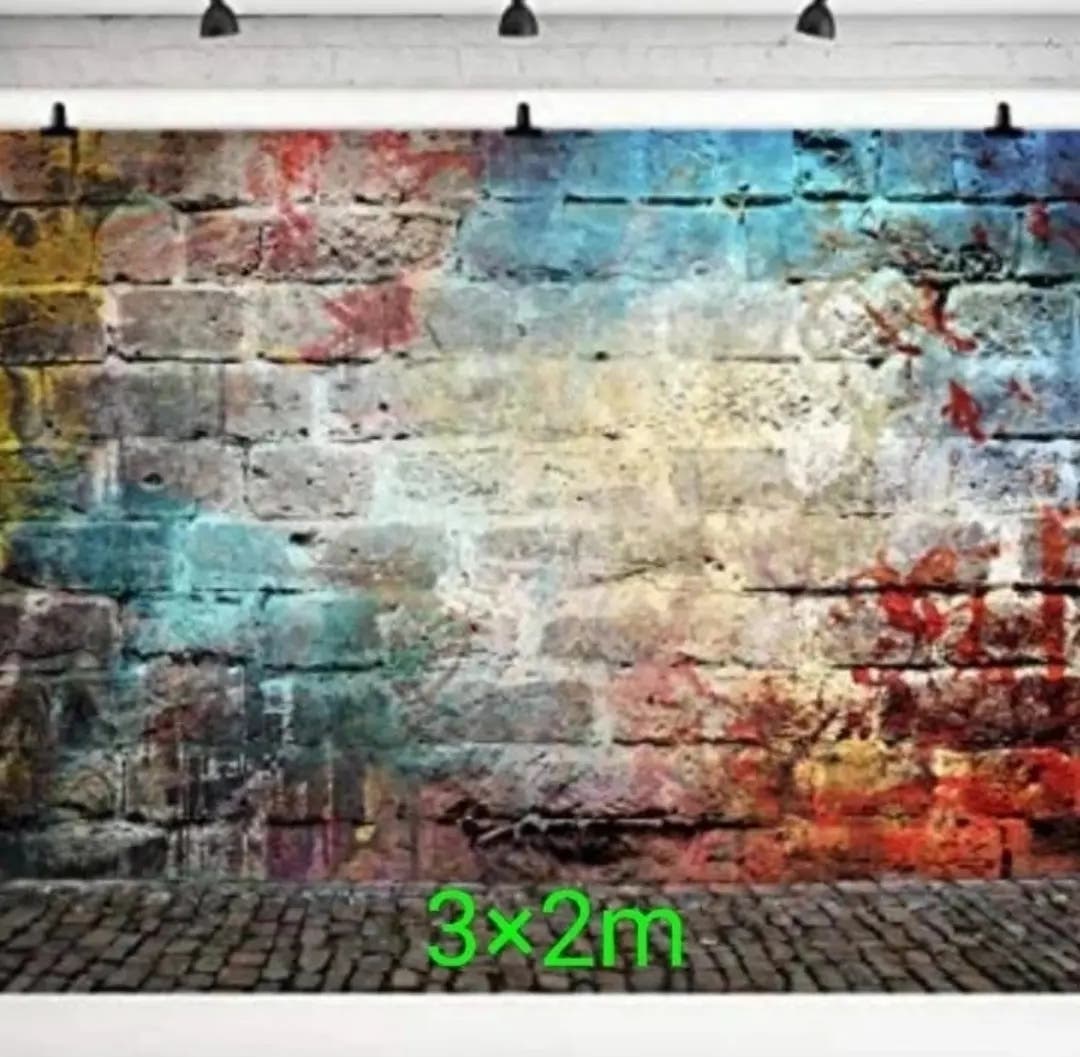 背景布　白　黒　緑　柄の画像3