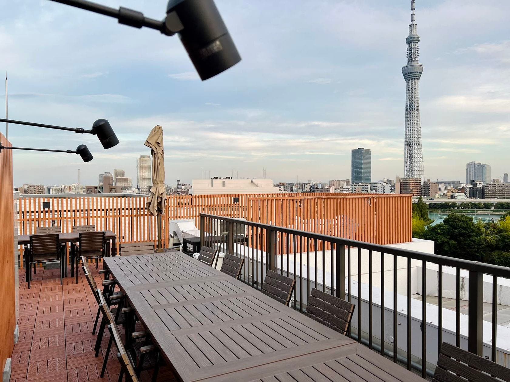 【浅草&上野&蔵前】屋上撮影/ロケ/イベント　スカイツリー&隅田川花火の絶景♪見晴らし絶好♪BBQ♪最大30名♪の写真5