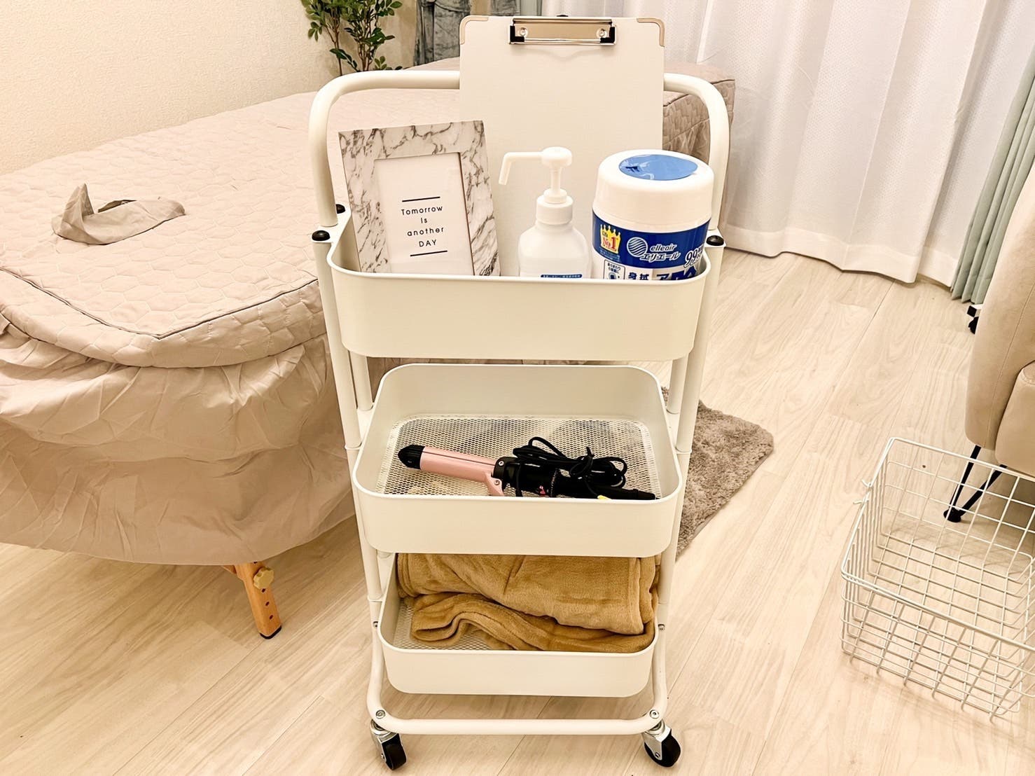 🌸電動昇降式ベッド導入🌸《JR代々木駅「徒歩4分」》完全個室レンタルサロン＊なごみサロン ｜ヒートマット・タオルウォーマーの写真6