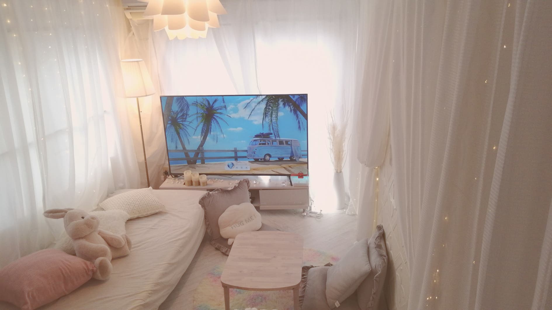 メリクリ🎉🎅✨ゆめかわインテリア💖駅５分🐾24H営業⌚ドンキ4分👣65インチ神サイズTV✨ゴロ寝まったりソファの写真12