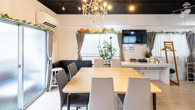 パーティ🌈自然光◎明るい三面採光✨隠れ家的な5Fアクセス簡単!駅西口C6徒歩4分💫24時間貸切ルーム【アイリス池袋】の写真12