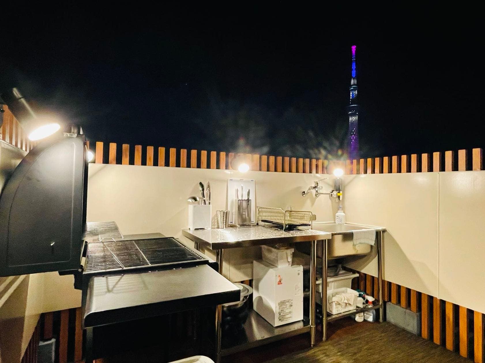 【浅草&上野&蔵前】屋上撮影/ロケ/イベント　スカイツリー&隅田川花火の絶景♪見晴らし絶好♪BBQ♪最大30名♪の写真8