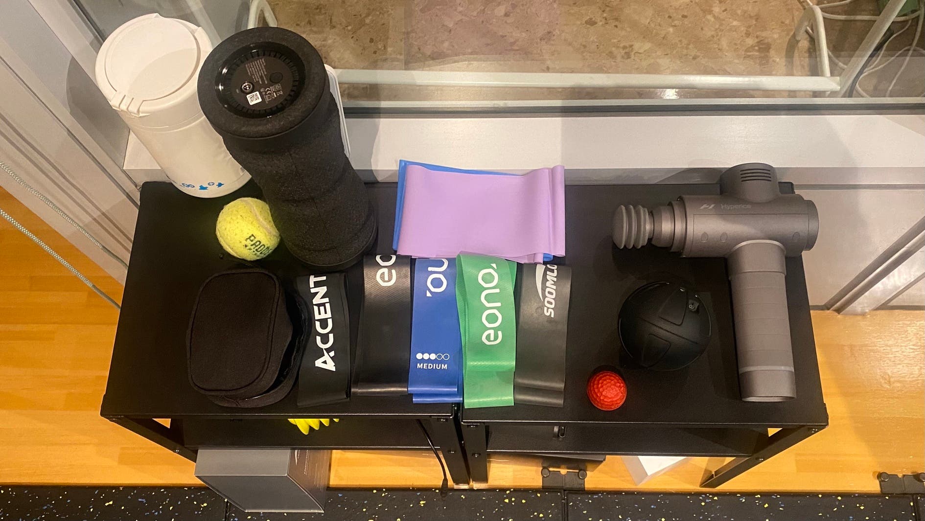 東京ベイサイドが見渡せるトレーニングスペースの写真6