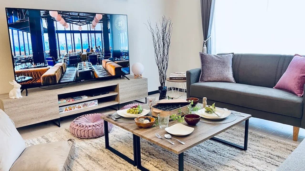 〈Moon町田〉当日予約🈹最大２５％OFF‼️町田駅５分/10名様までOK💟65インチ大型TV🎉✨の写真6