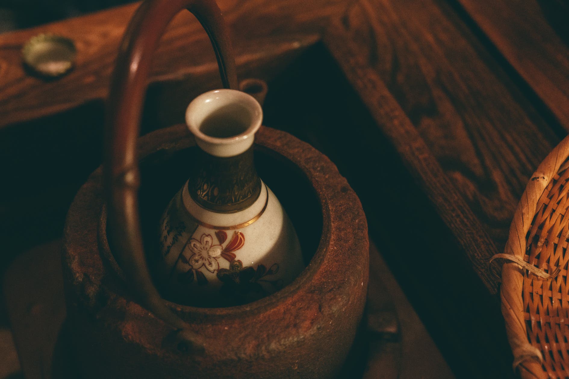 紅葉・こたつ・自然光・ちゃぶ台・浴衣・レンタル着付・自然光・懇親会・生配信・火鉢・ポートレイト・古時計の写真17