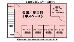 PSP会議室 静岡【静岡駅5分/新静岡駅1分】会議室/多目的スペース★中会議室+個室5室の間取り図1