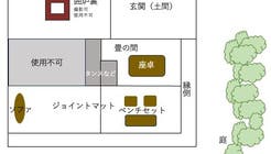 築250年の古民家で撮影をの間取り図1