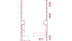 渋谷駅から徒歩5分のヨガスタジオの間取り図1