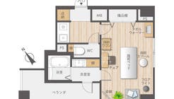 【New OPEN】上野駅2分|完全個室プライベートサロン✨ホワイト・木目を基調とした良質空間🌿の間取り図1