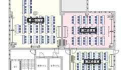【鶴見駅徒歩1分Wi-Fi完備】鶴見駅前ホール(第二会議室) / 鶴見 会議室の間取り図1