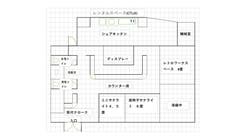 【レトロサテライト、キツキ住吉浜】少人数のパーティーや、オフサイトミーティングにも。駐車場完備。の間取り図1