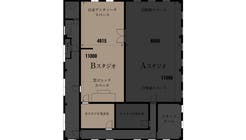 【サイトルBスタジオ】阪急西院駅から徒歩6分のアンティークスタイルなレンタルフォトスタジオの間取り図1