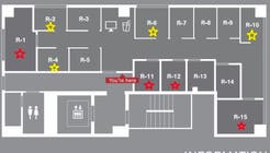 徒歩2分【お得な2名利用:神戸駅前スキマ/ 5.8㎡広々完全個室ブース】8階 R-15の間取り図1