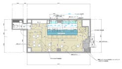 【四谷三丁目】駅近徒歩2分!白を基調としたカクテルバーの間取り図1
