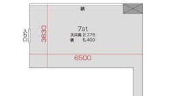 【BUZZ福岡本店】7stの間取り図1
