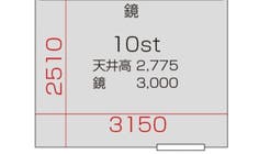 【BUZZ福岡本店】10stの間取り図1