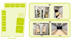 🌟ワークショップ・展示会・趣味会🌟【渋谷駅徒歩1分|35名利用可!】区画分けされたフロアを貸切/Wi-Fi/電源/モニターの間取り図1