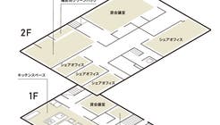素材撮影/取材・収録/Youtube 配信スペース/動画撮影/撮影会/イベントスペースの間取り図1