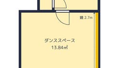 【1F路面でジャンプOK・好アクセス・良採光】24時間営業・大塚駅徒歩3分・当日予約OK・1〜3名利用に最適の間取り図1